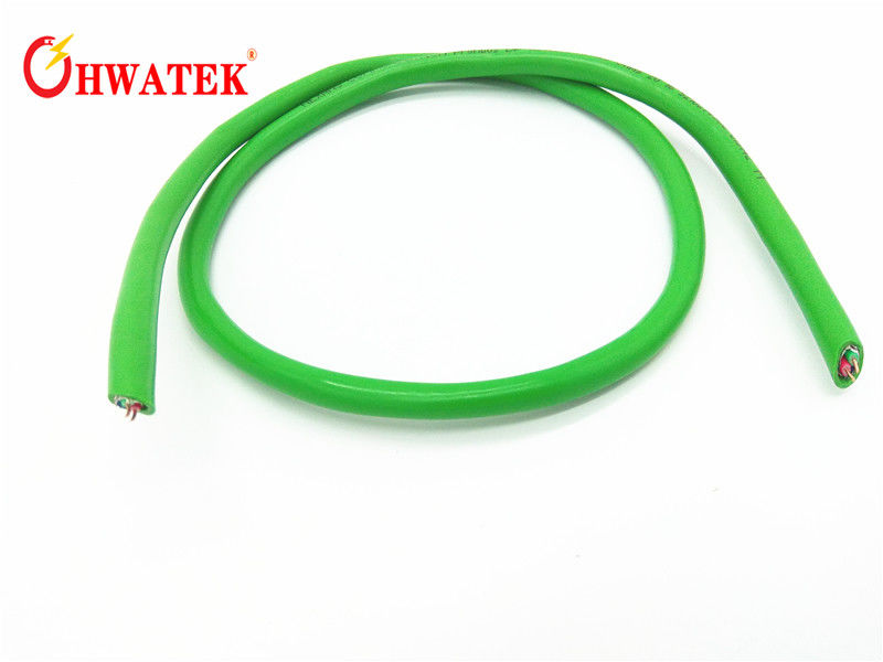 Colored PVC UL2586 Wind Motor Energy Cable Screened Multiple Core Oil ...