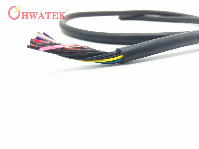 PUR Jacket Flexible Stranded Wire Power Cable UL20317 With 2 - 8 ...