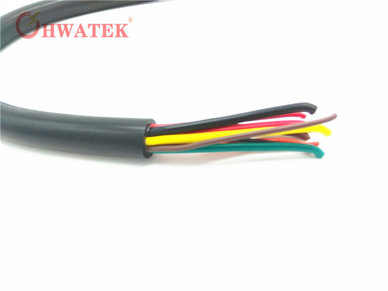 Two To Eight Core Multi Conductor Cable UL20940 32 AWG With PUR Jacket