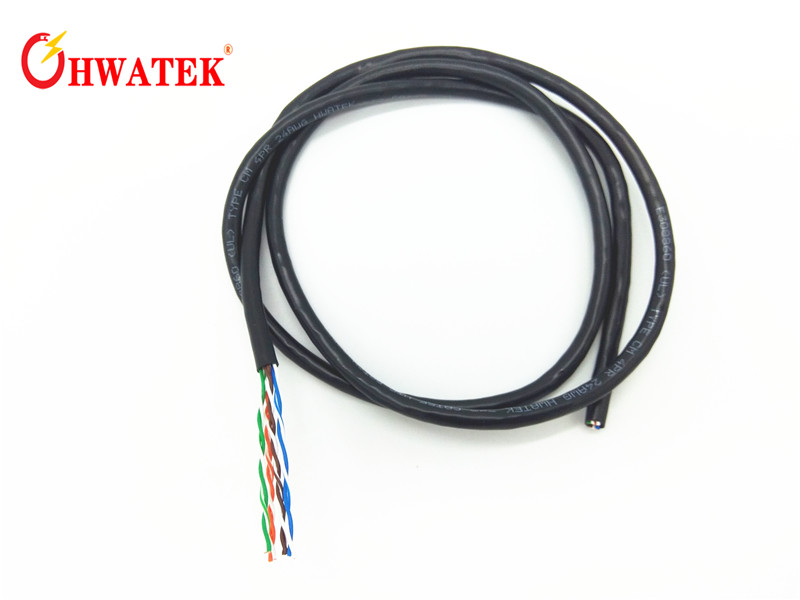 Stranded / Solid Category 5E Cable , Cat5E FTP Network Cable For Signal ...