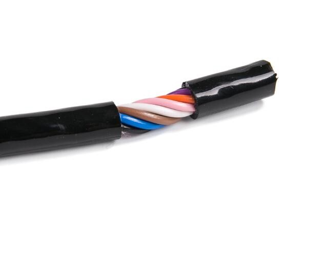 TPEE Insulation Flexible Single Core Screened Cable With Abrasion For ...