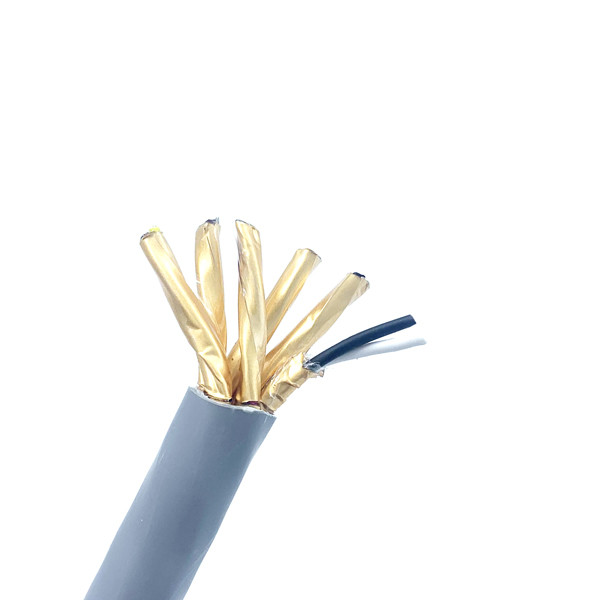 Tinned Copper Stranded 30V 80℃ Cable 6C X 28 AWG PVC BRIGHT YL 0.62MM