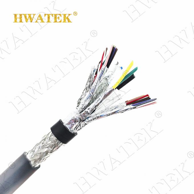 18Cx24AWG Shielded ATC Grey FRLSH Cable Custom Made